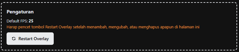 Memasang Overlay | Tutorial IndoFinity